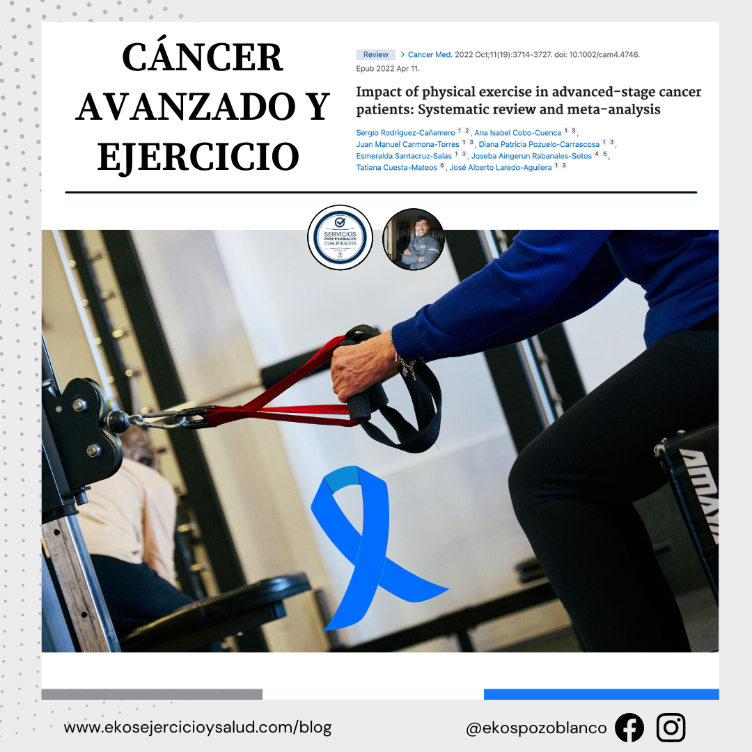 Ejercicio vs cáncer avanzado - EKOS: Ejercicio y Salud